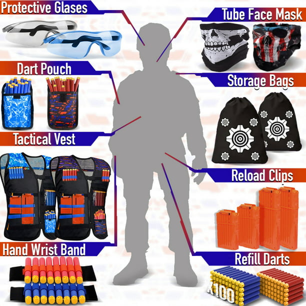 JoyX Tactical Vest Kit: Ultimate Nerf-Compatible Party Gear