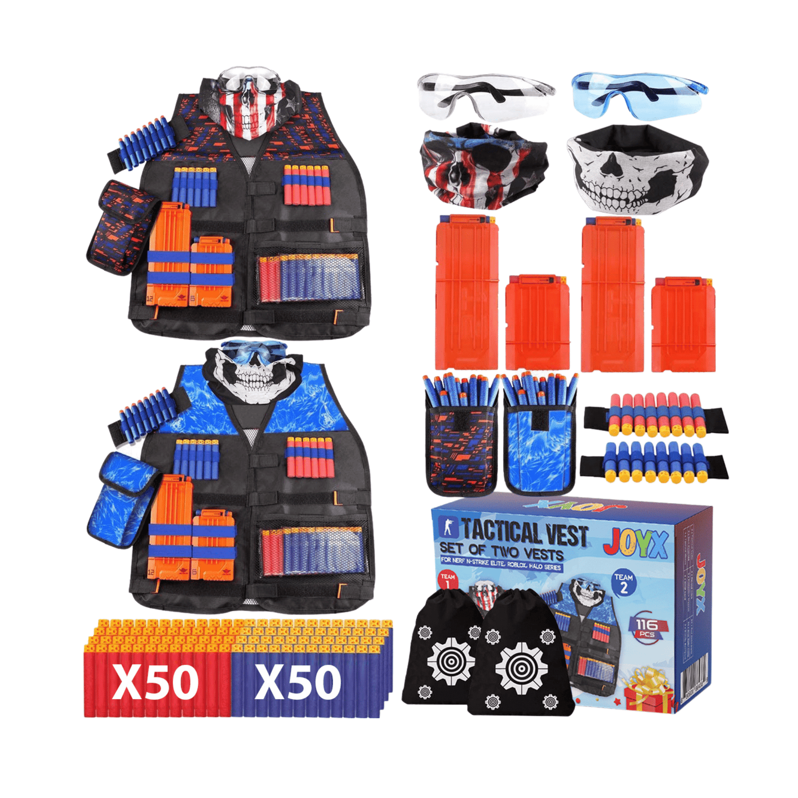 Tactical Vest Kits Compatible with Nerf Guns N-Strike Elite Series – JoyX